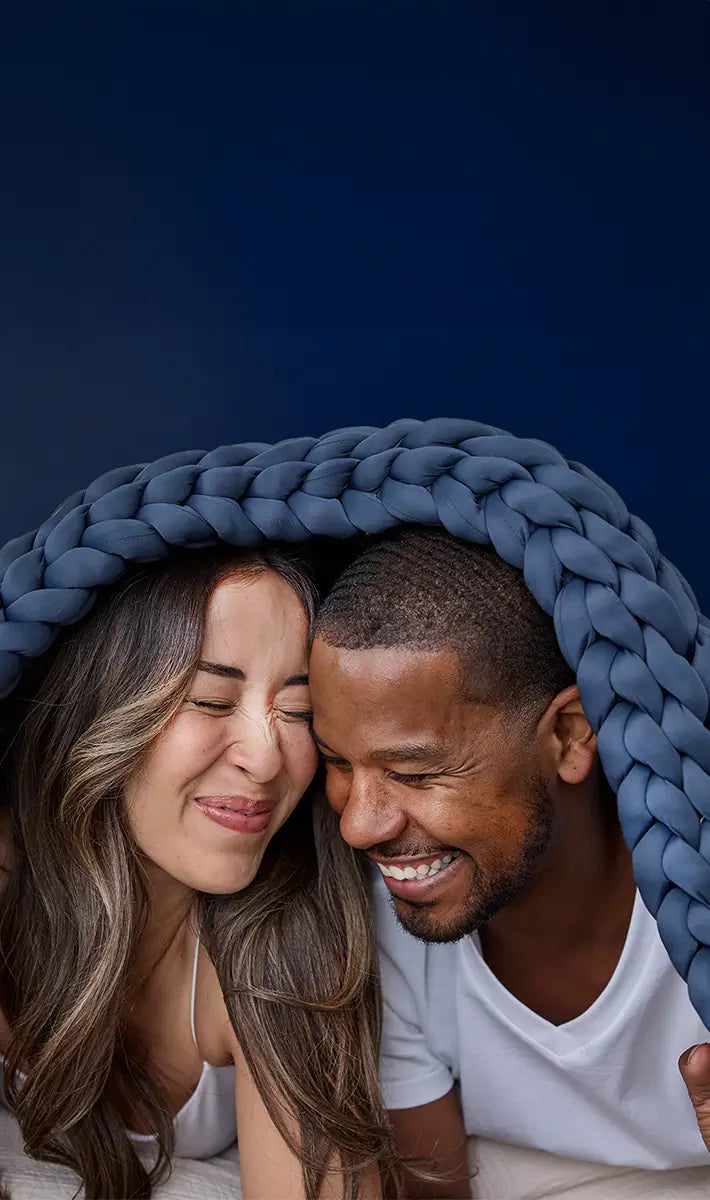 Nuzzie Knit Weighted Blanket for Anxiety & Sleep